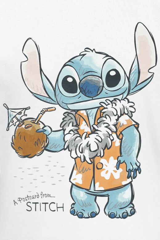 Postcard from Stitch | Lilo & Stitch T-Shirt | EMP