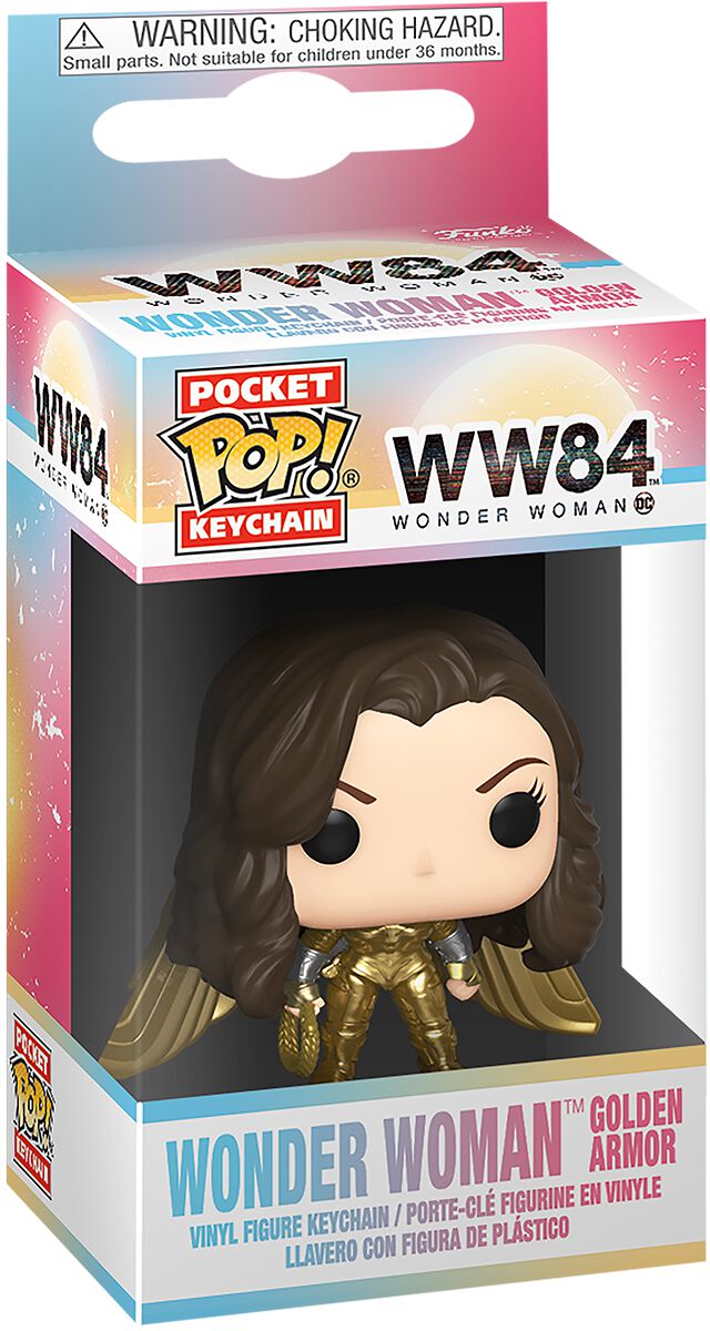 1984 - Wonder Woman Without Helmet Pocket POP! Keychain | Wonder Woman ...