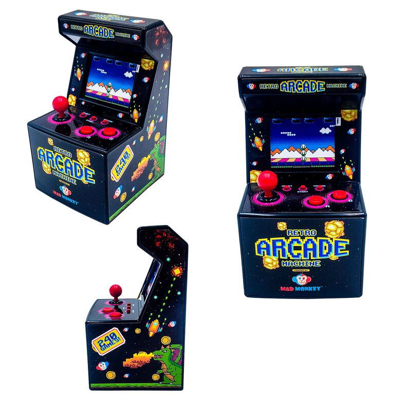 Retro Mini Arcade Machine - including 240 x 8-Bit Games | Retro Arcade ...
