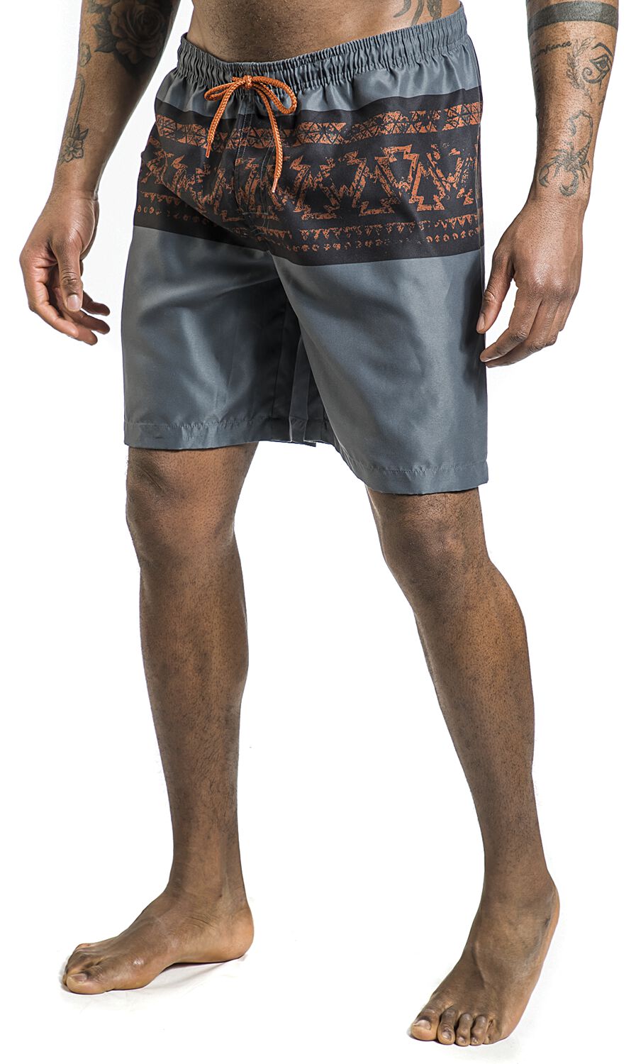 Swim Shorts With Graphic Design | RED by EMP Swim Shorts | EMP