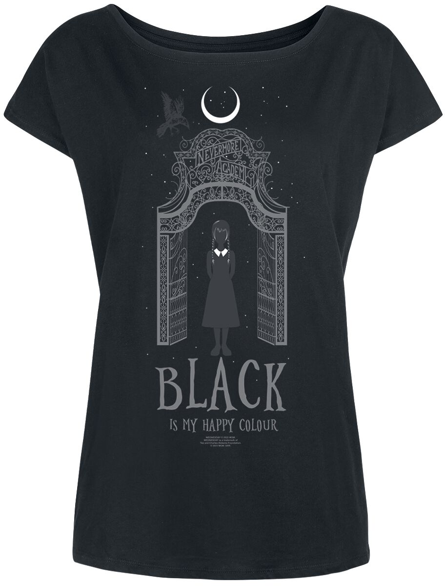 Wednesday - Black is my happy colour | Wednesday T-Shirt | EMP