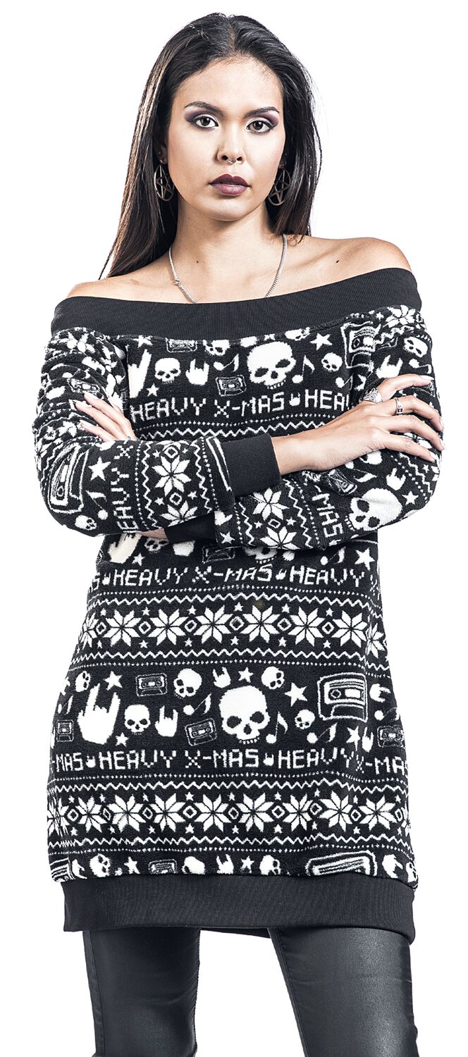 Dress with Heavy XMAS Print | EMP Special Collection Mini Dress | EMP