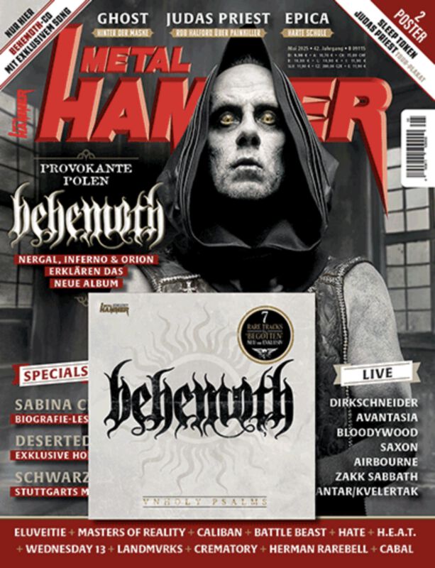 Metal Hammer - Mai 2025 - inkl. CD BEHEMOTH | Behemoth Magazine | EMP