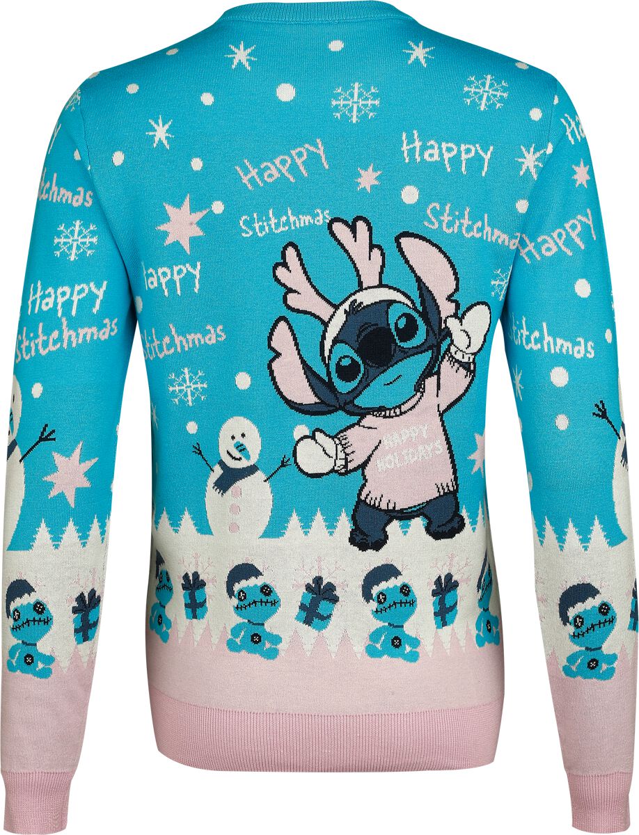 Happy Stitchmas Snowball | Lilo & Stitch Christmas jumper | EMP