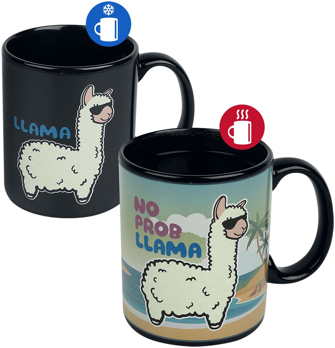 No Probllama - Heat-Change Mug | Lama Cup | EMP