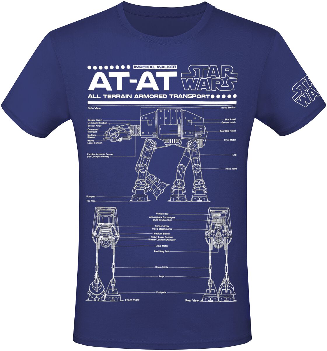 AT-AT Schematic | Star Wars T-Shirt | EMP