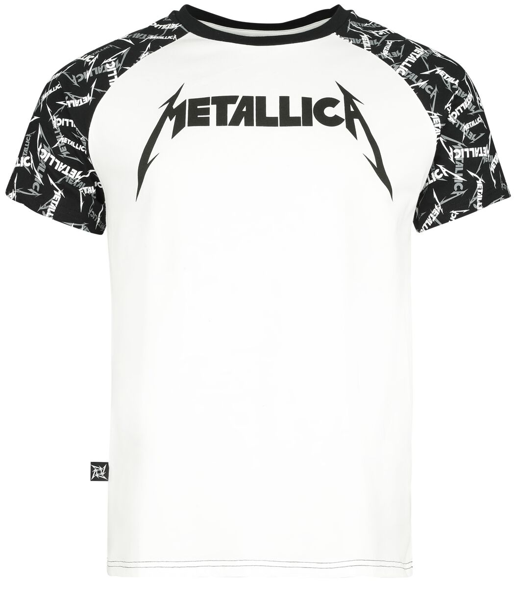 white metallica tour shirt