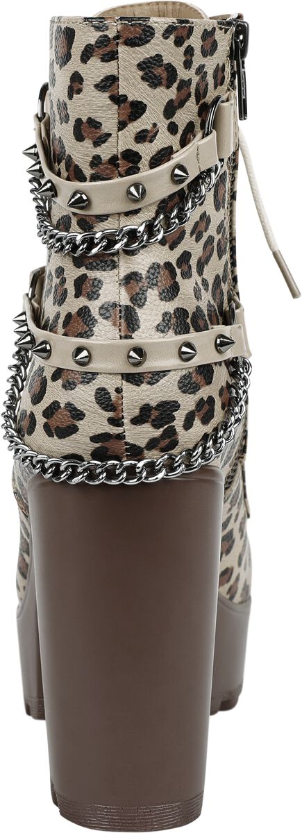 Leopard Print High Heel Boots | Rock Rebel by EMP High Heel | EMP
