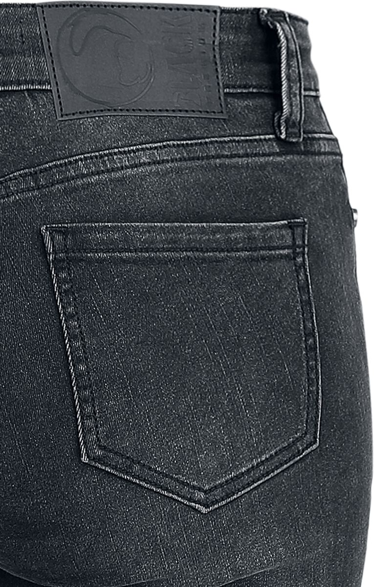 Grace - Dark grey flared Jeans | Black Premium by EMP Jeans | EMP