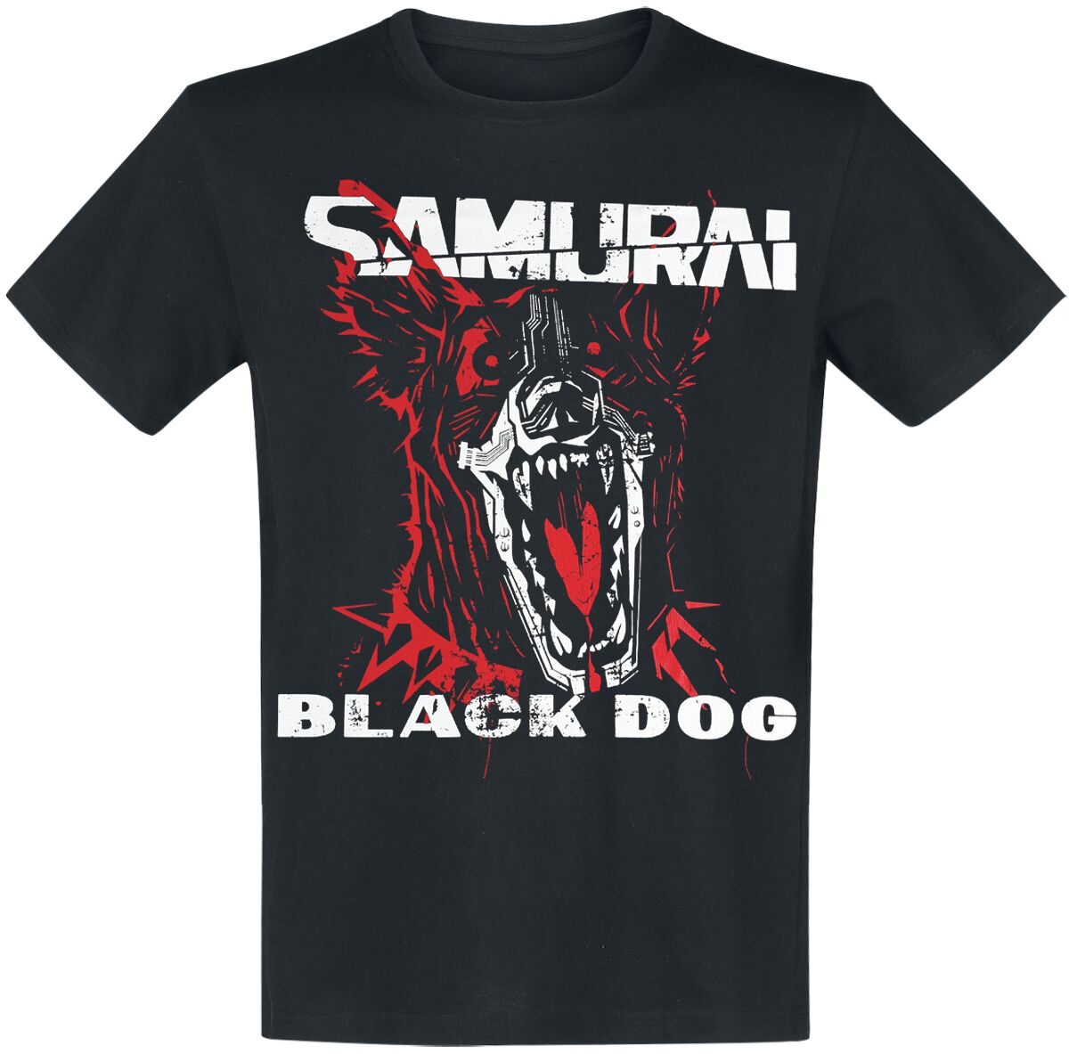 Samurai - Black Dog | Cyberpunk T-Shirt | EMP