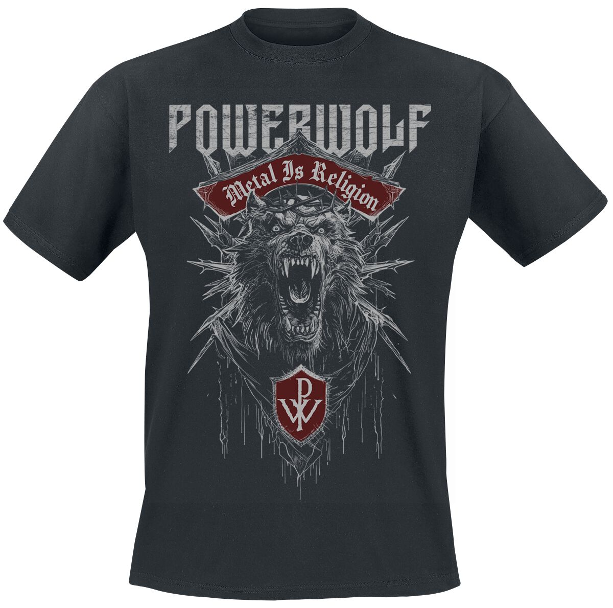 Chaos Crest | Powerwolf T-Shirt | EMP